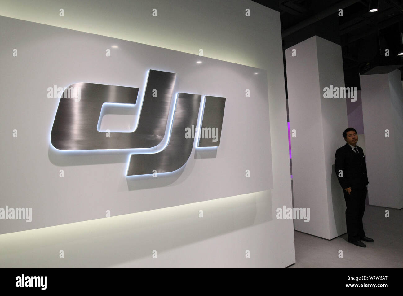 --FILE--View of a logo of DJI-Innovations in Shanghai, China,17 January ...