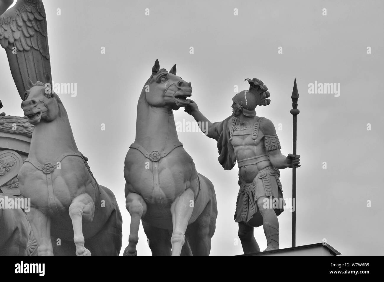 Ancient Sculpture Of Horses High Resolution Stock Photography and ...
