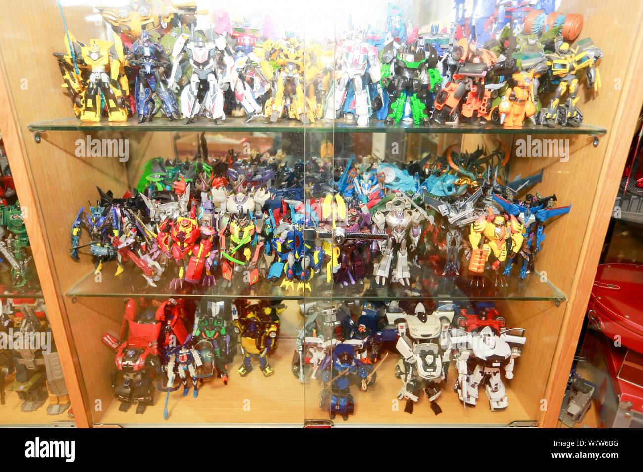 Collections of model Transformers collected by Chinese fan Wang Geng ...