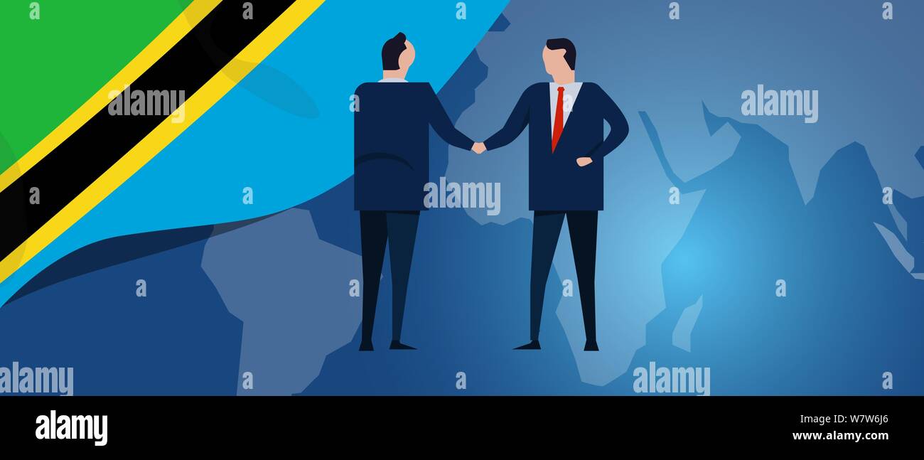 Tanzania international partnership. Diplomacy negotiation. Business ...