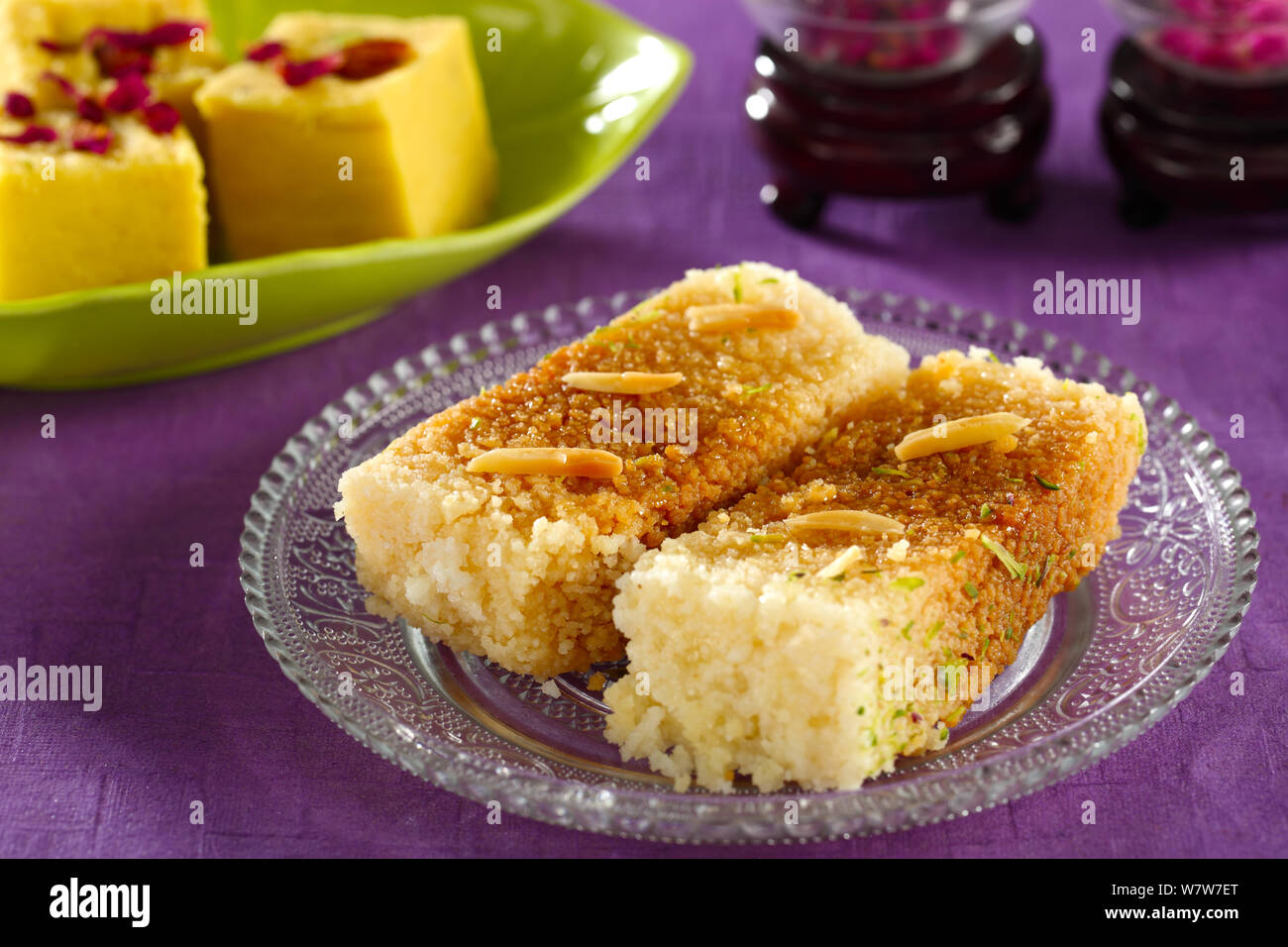 Indian milk cake sweet hi-res stock photography and images - Alamy