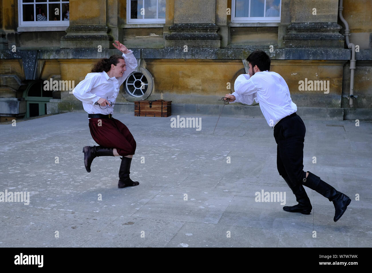 A fencing demonstration at Blenheim Palace Stock Photo - Alamy