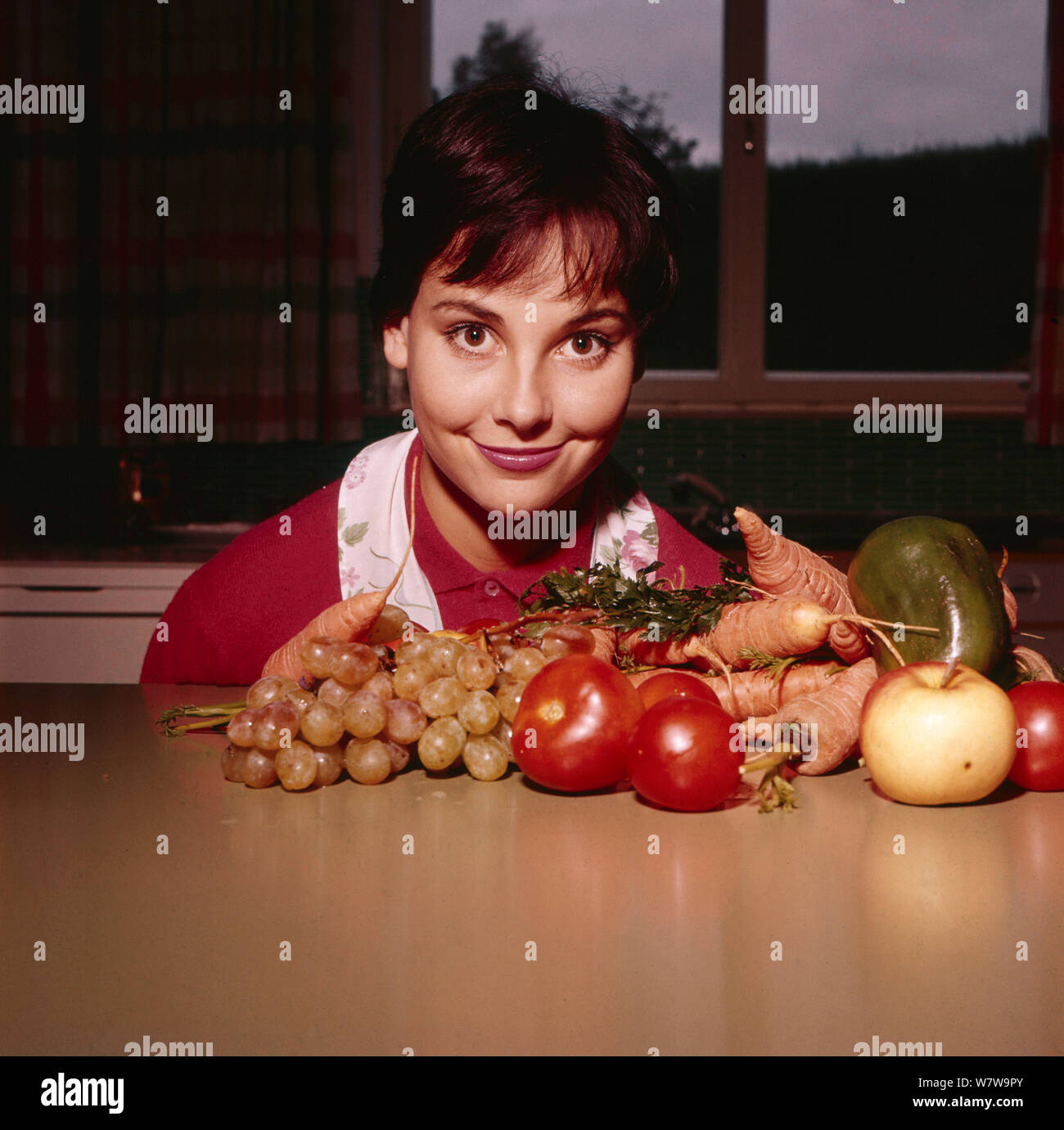 Werbeporträt der österreichischen Schauspielerin Gerlinde Locker ...