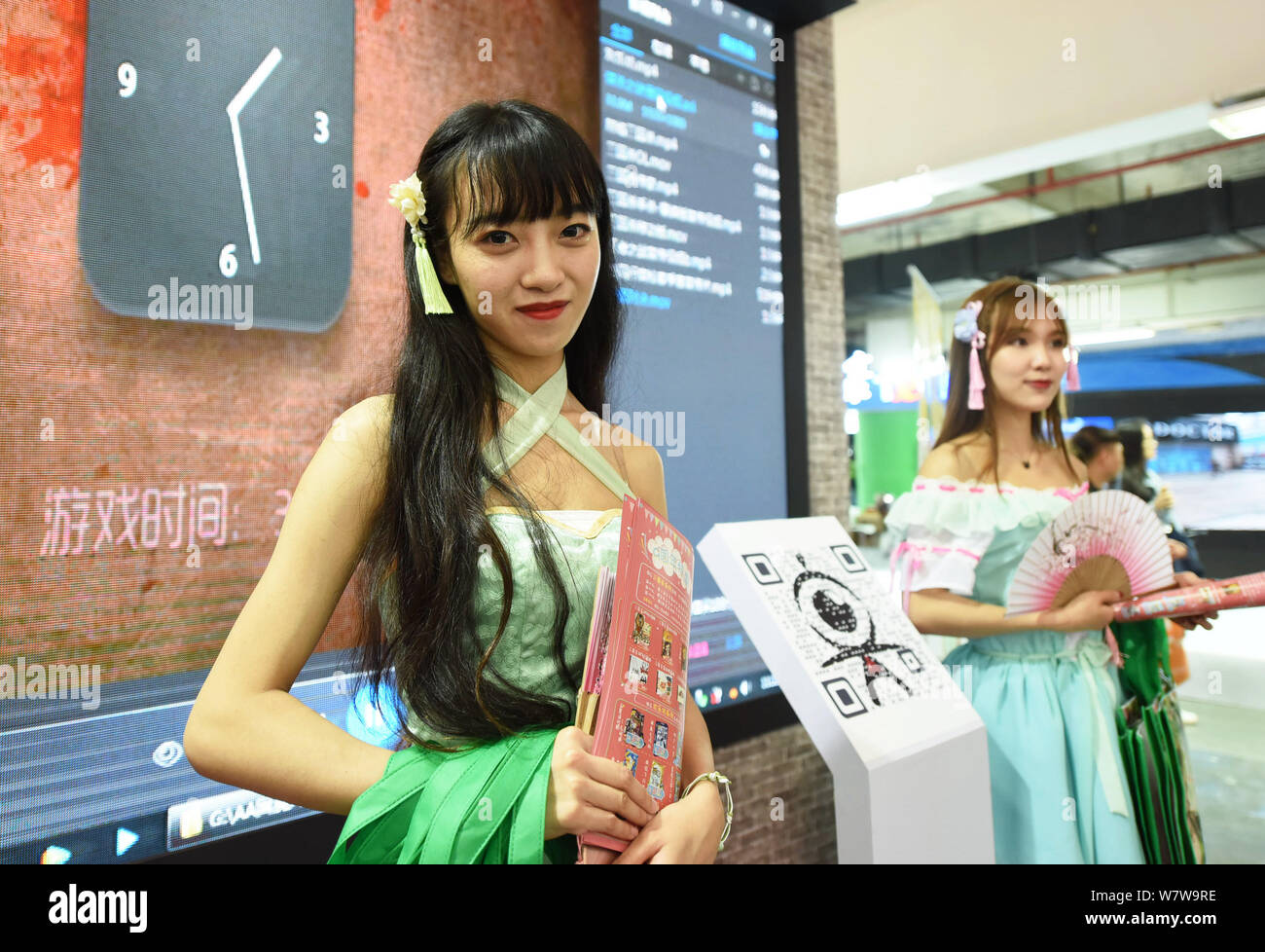Cosers are pictured at the China International Cartoon and Animation ...
