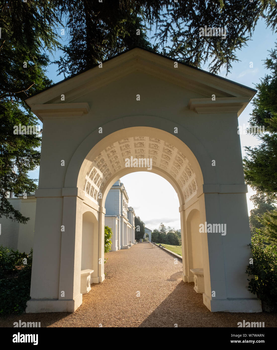 Arch at newly renovated Gunnersbury Park and Museum on the Gunnersbury ...