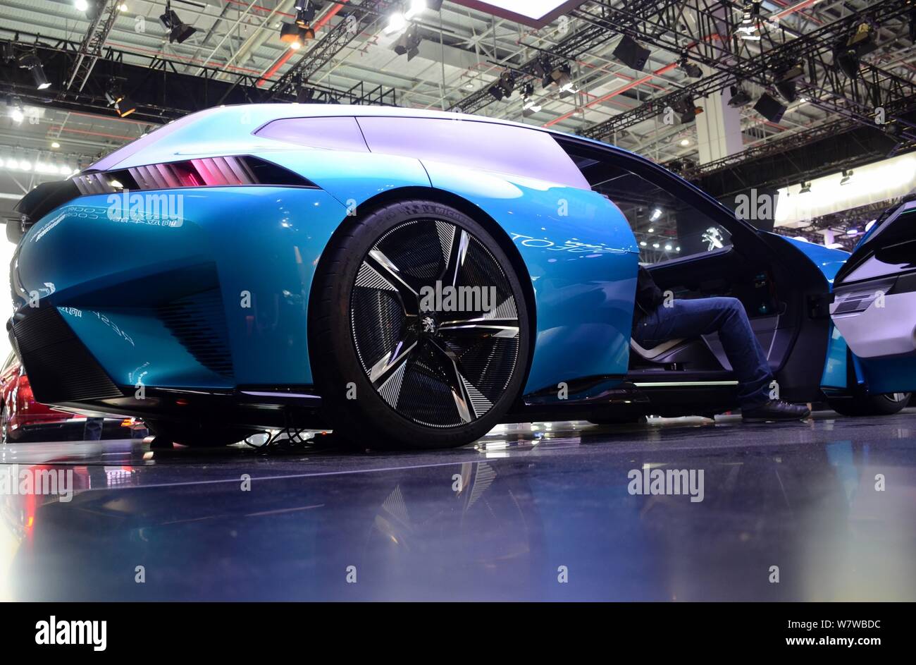 Peugeot Instinct Concept car is on display during the 17th Shanghai ...