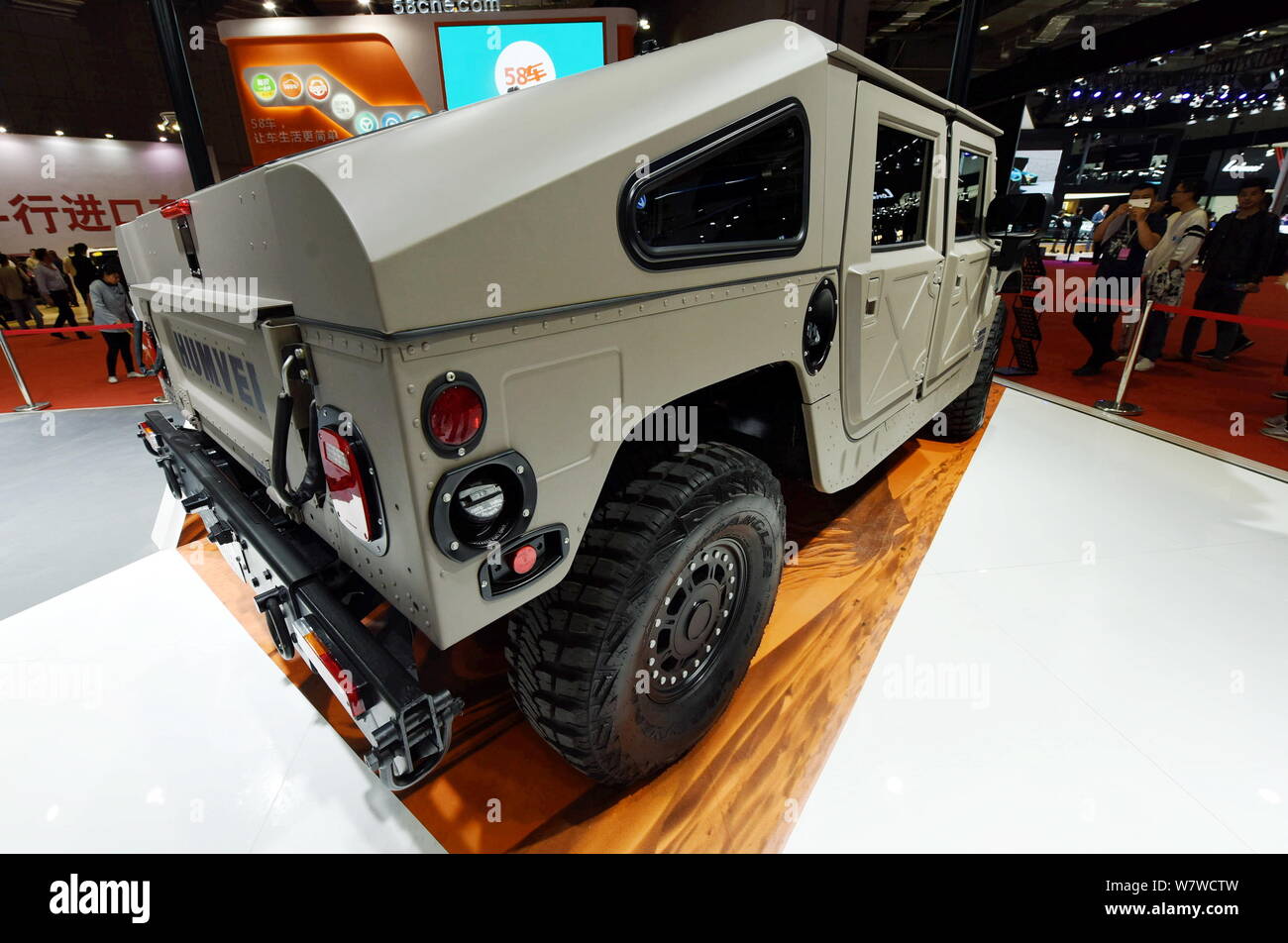 A Humvee C-Series is on display during the 17th Shanghai International ...