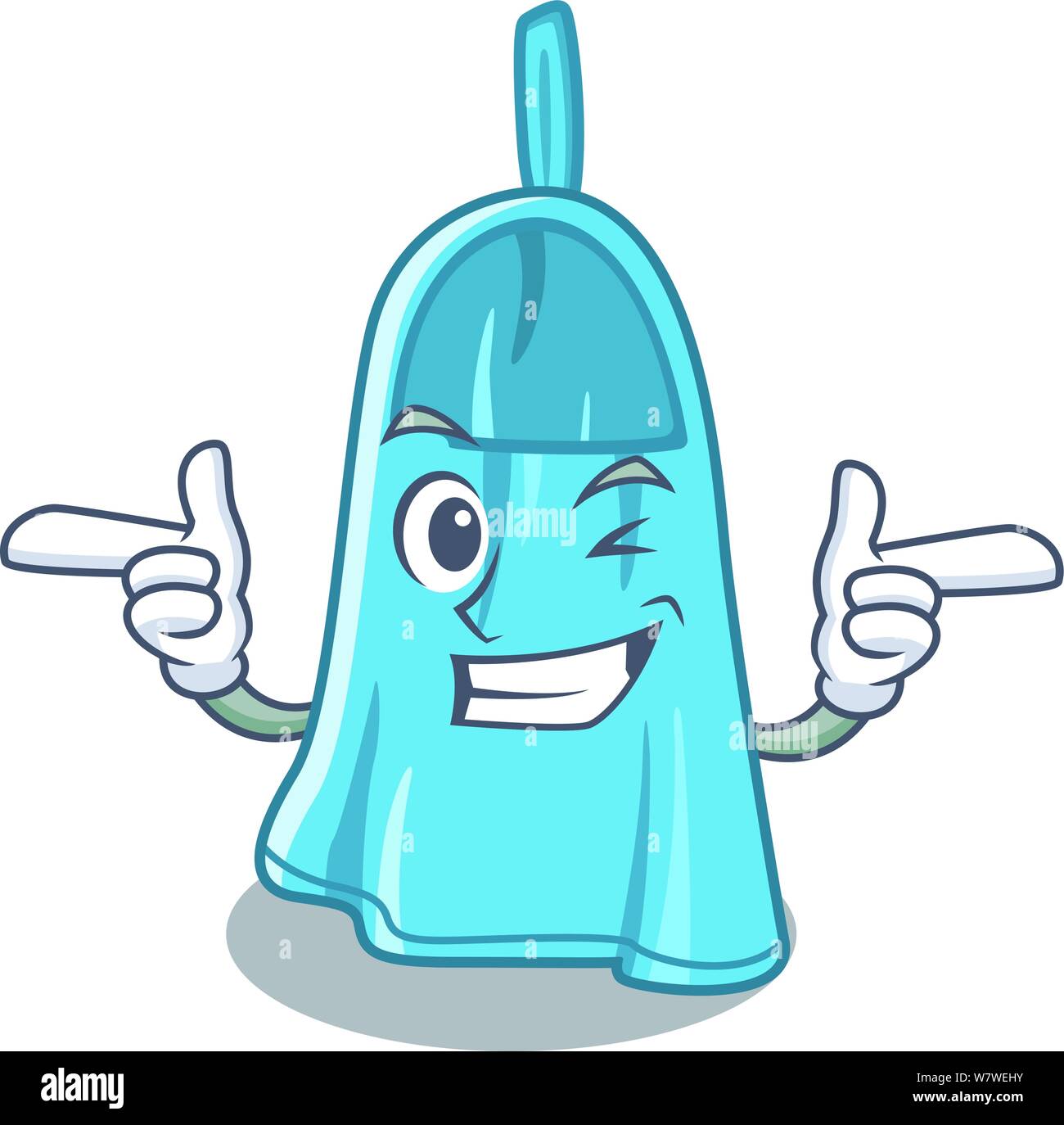 Cartoon Drying Body With Towel