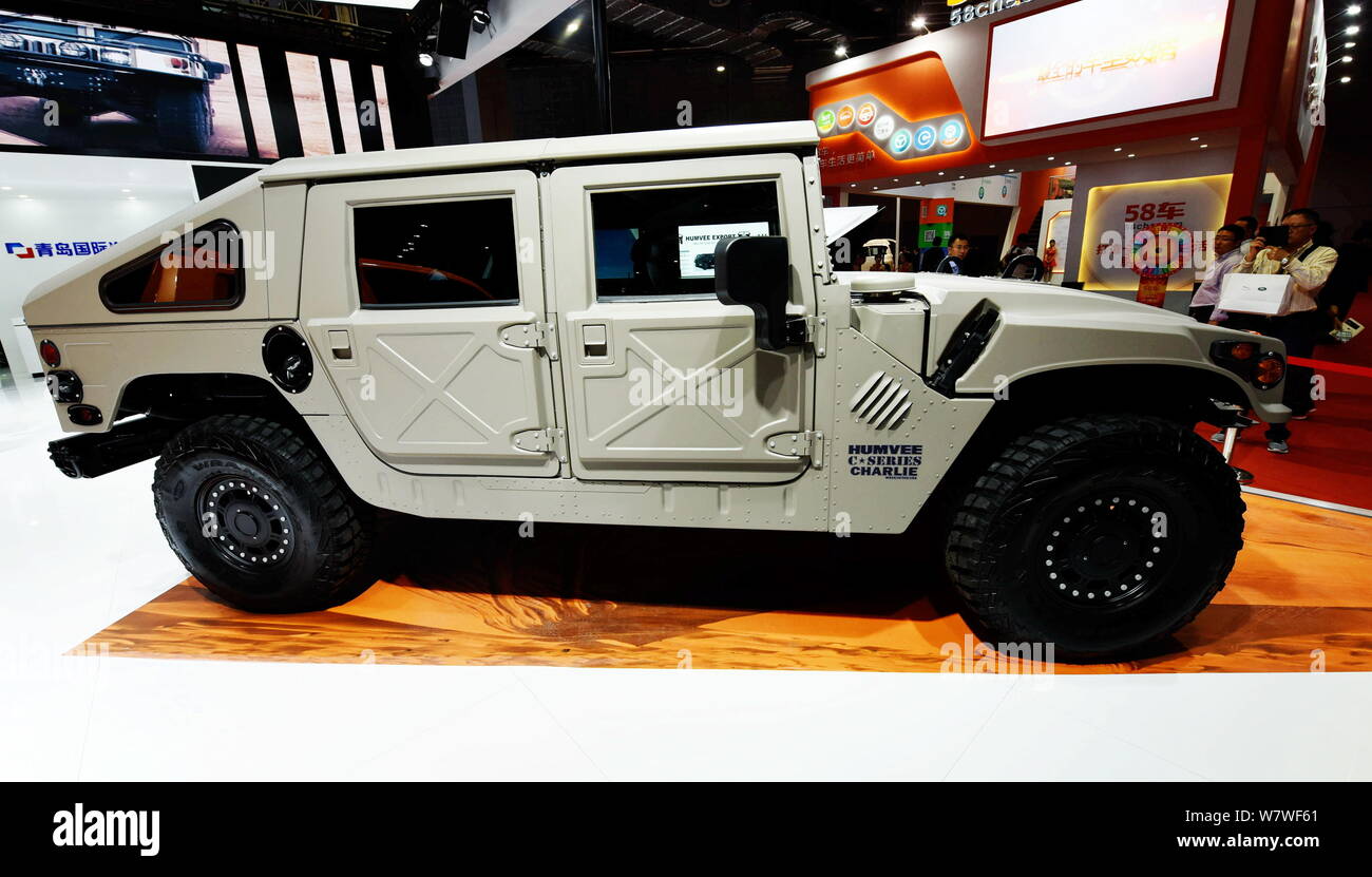 A Humvee C-Series is on display during the 17th Shanghai International ...