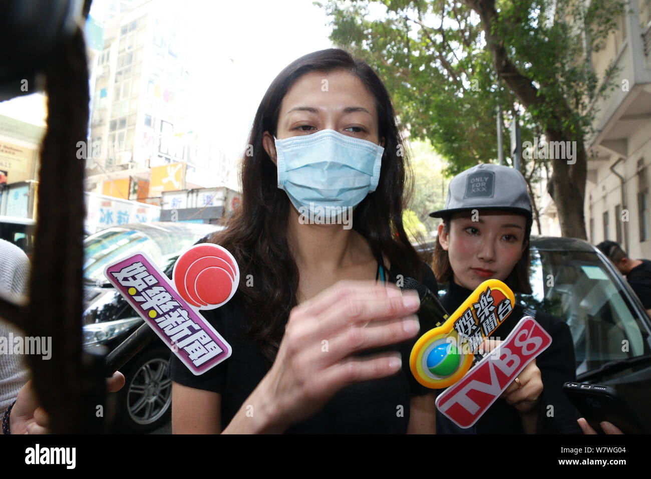 Hong Kong Actress Elaine Ng Yi Lei Is Interviewed After Seeing Etta Ng The Daughter Of Her And
