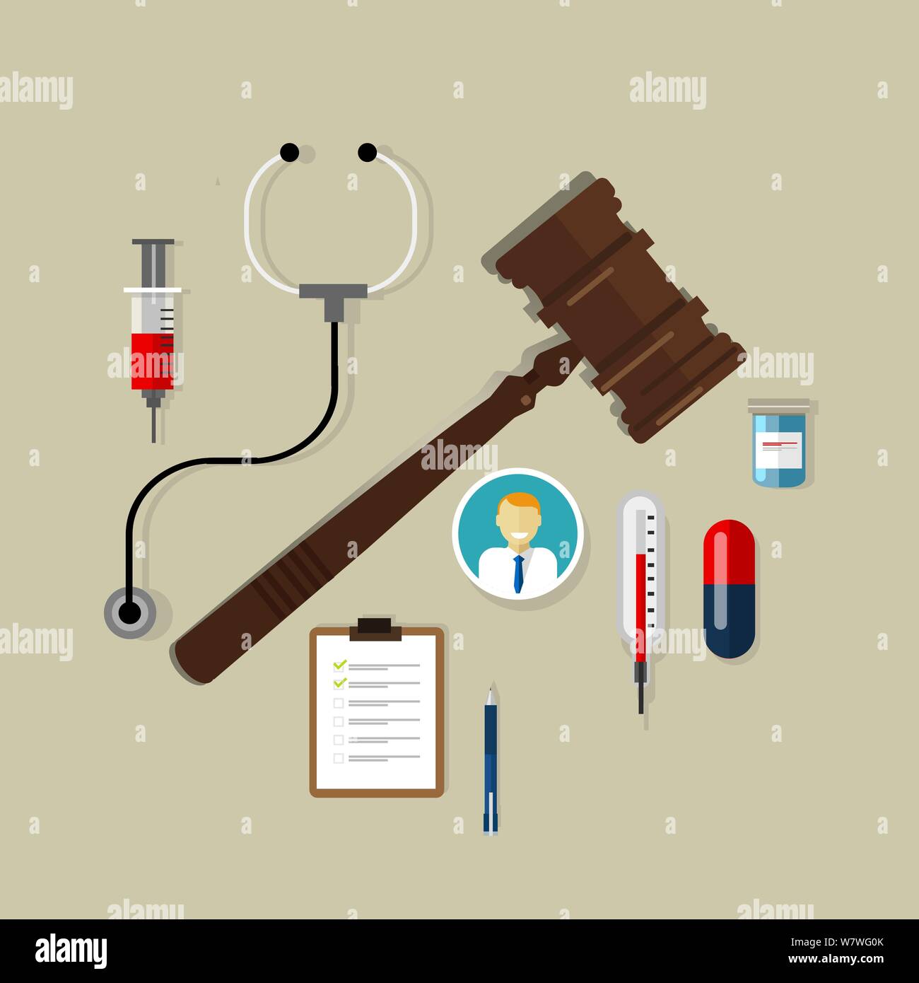 Hospital negligence Stock Vector Images - Alamy