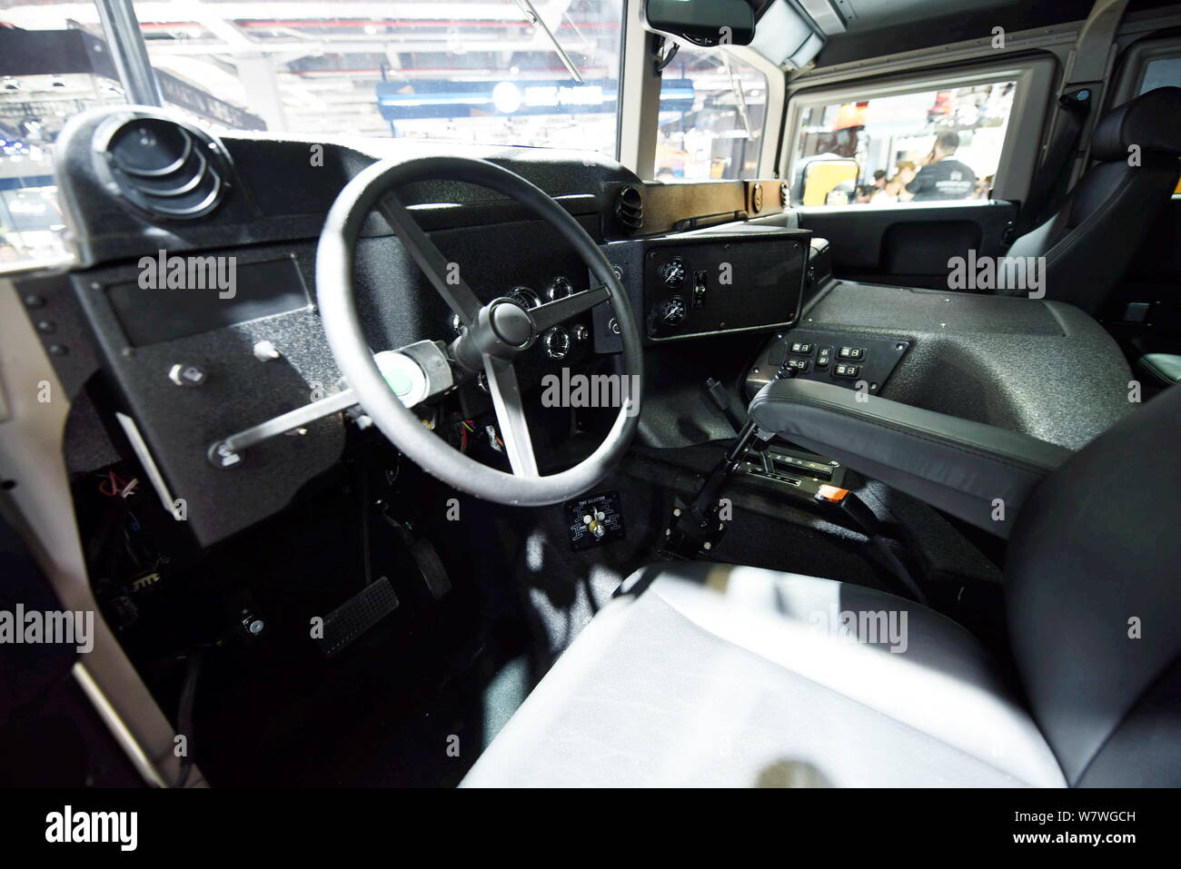A Humvee C-Series is on display during the 17th Shanghai International ...