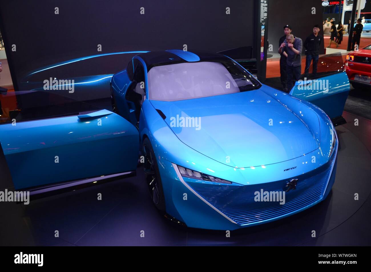 Peugeot Instinct Concept car is on display during the 17th Shanghai ...