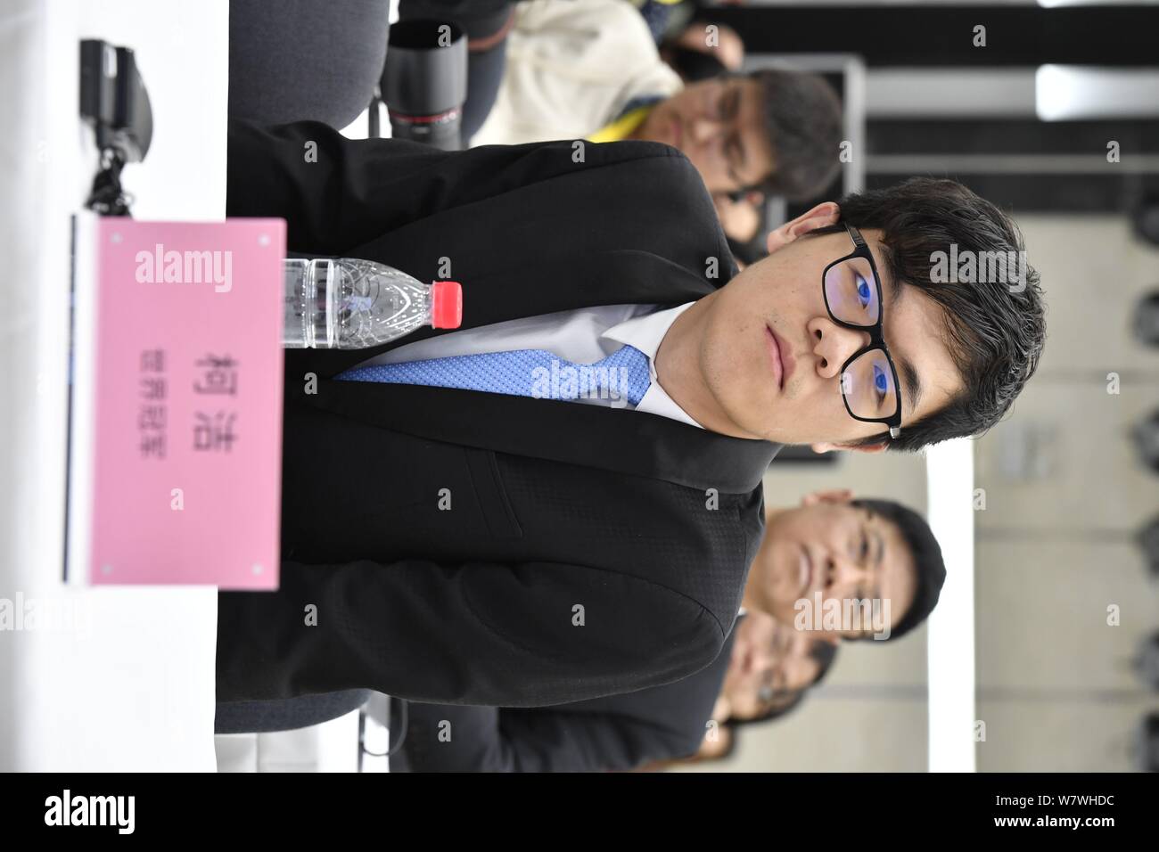Chinese Go champion Ke Jie, the world's No. 1 Go player, attends a ...