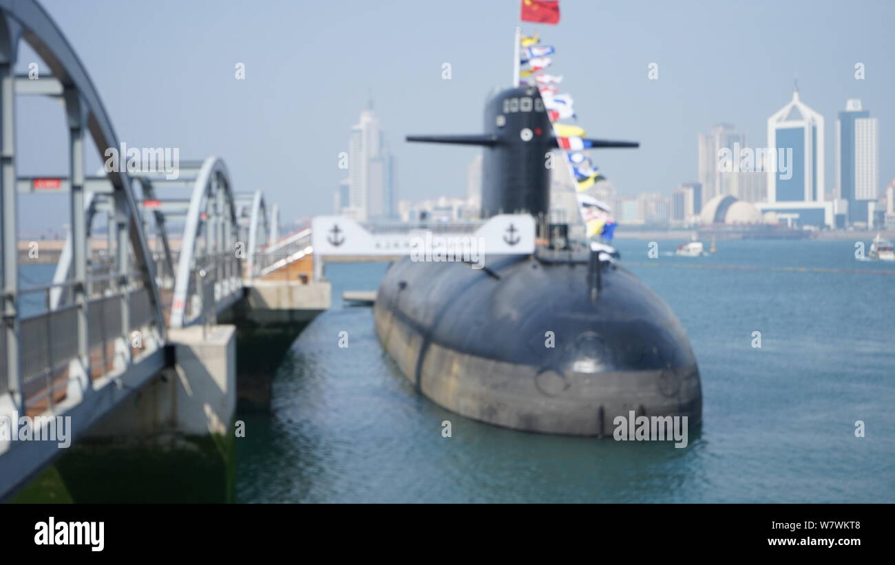 The decommissioned Type-091 nuclear submarine Long March 1 is on ...