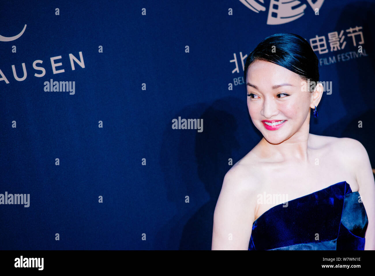 Chinese actress Zhou Xun arrives at the event of IWC Evening of ...