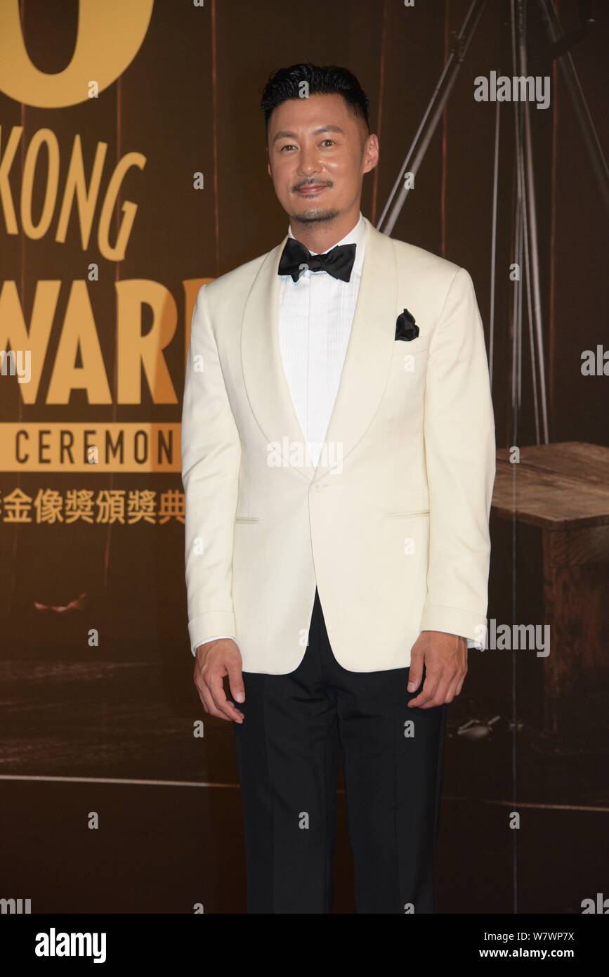 Hong Kong singer and actor Shawn Yue arrives on the red carpet for the ...