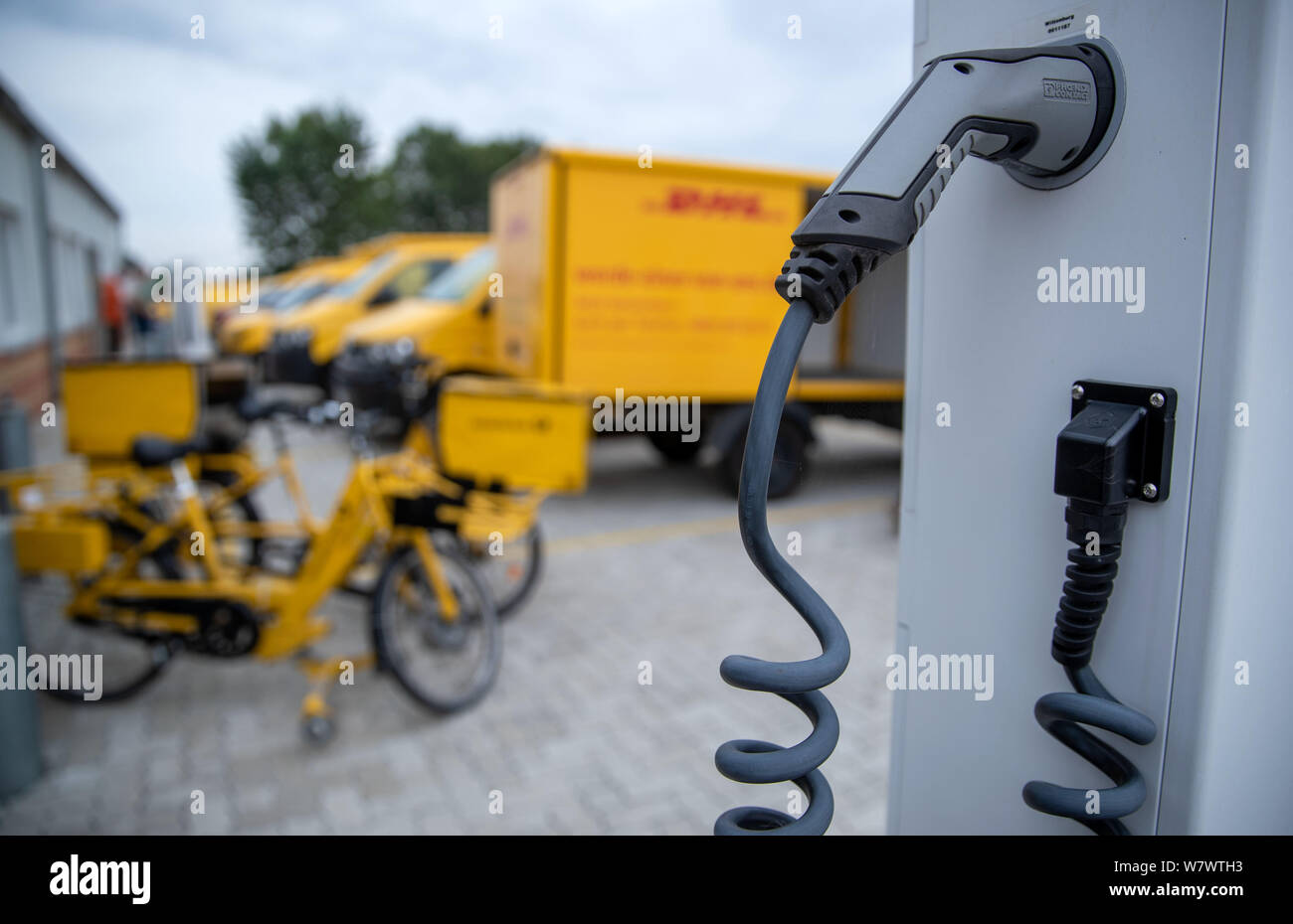 Wittenburg, Germany. 07th Aug, 2019. Electrically driven "Streetscooter ...