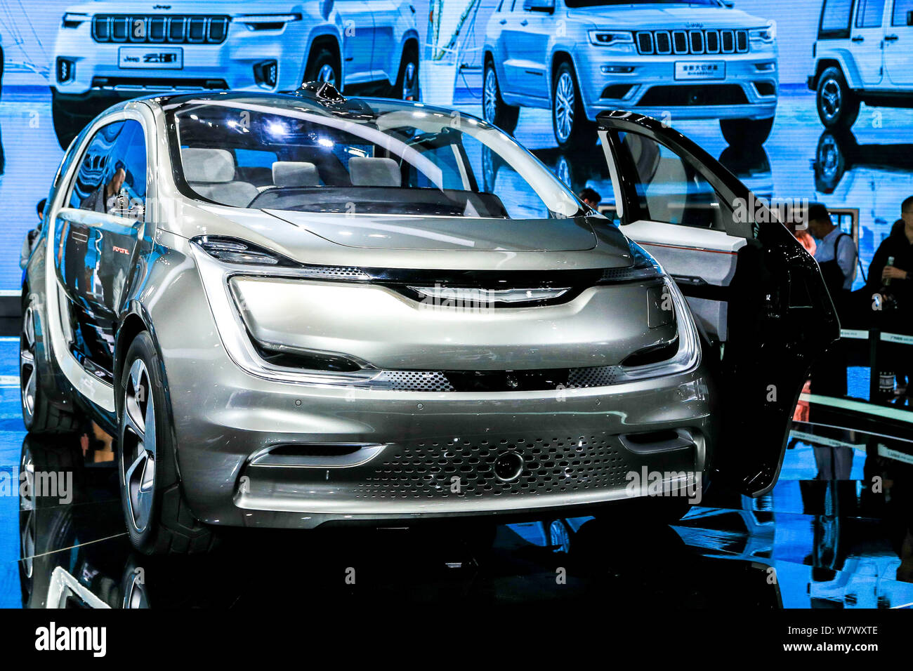 A GAC Fiat Chrysler Automobiles Portal Concept car is on display during ...