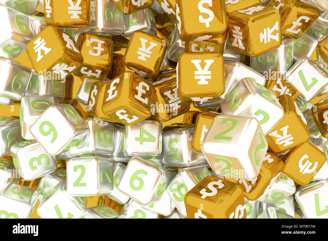 Background abstract, bunch of currency & number character sign or ...