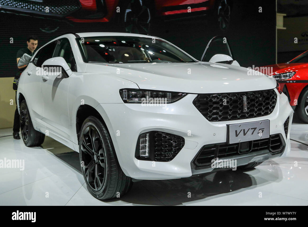 A WEY VV7s SUV of Great Wall Motor (GWM) is on display during the 17th Shanghai International ...