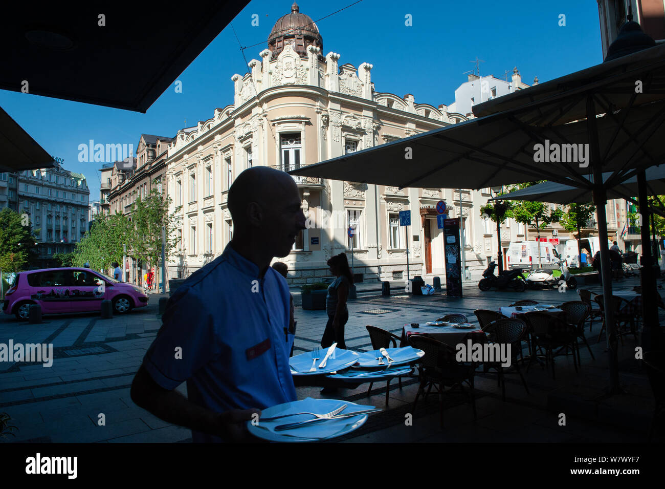 Belgrade Cafe Culture in the Serbian Capital Stock Photo - Alamy