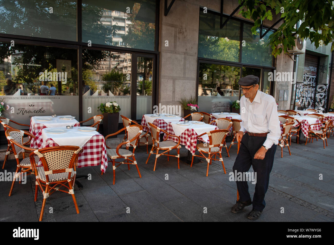 Belgrade Cafe Culture in the Serbian Capital Stock Photo - Alamy