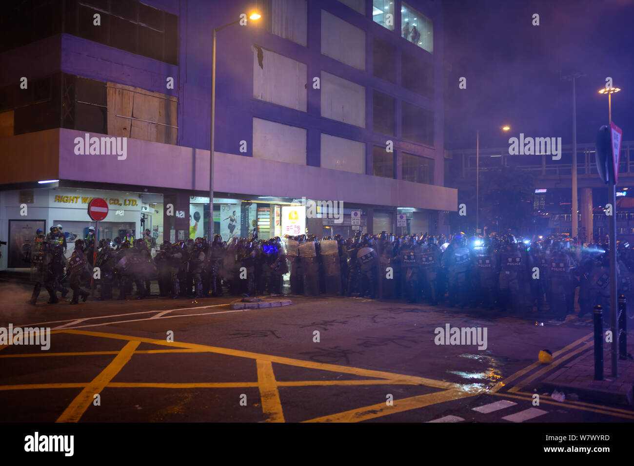 Hong Kong - Aug 4, 2019: Hong Kong August 4 anti-extradition law ...