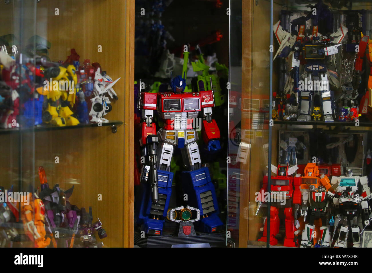 Collections of model Transformers collected by Chinese fan Wang Geng ...
