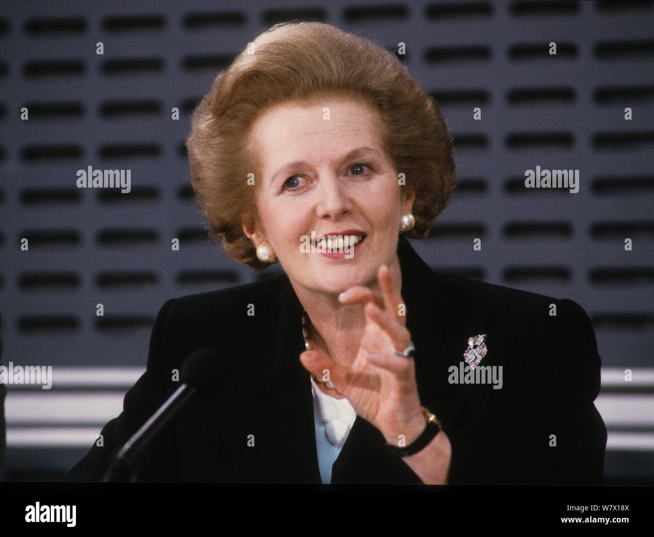 Margaret Thatcher British Stateswomen and Prime minister Stock Photo ...