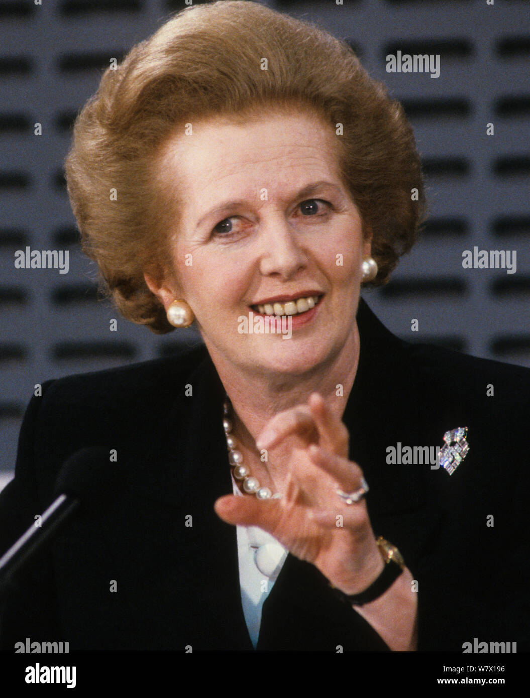 Margaret Thatcher British Stateswomen and Prime minister Stock Photo ...