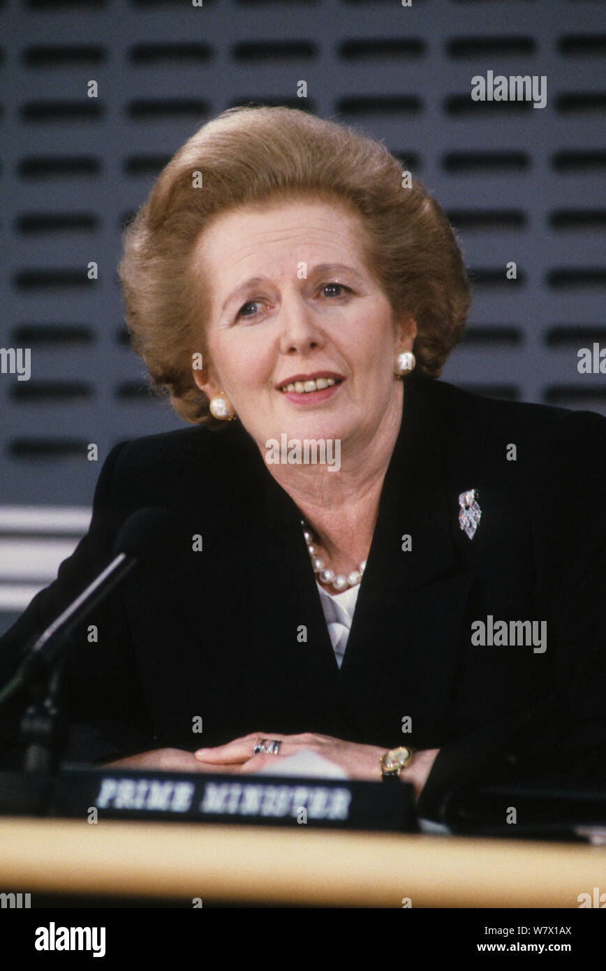 Margaret Thatcher British Stateswomen and Prime minister Stock Photo ...