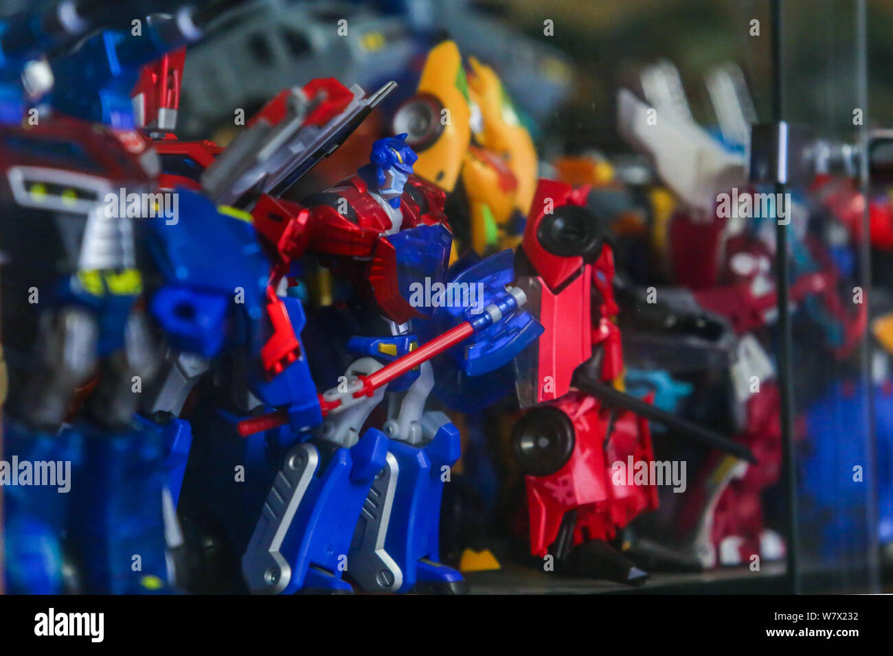 Collections of model Transformers collected by Chinese fan Wang Geng ...