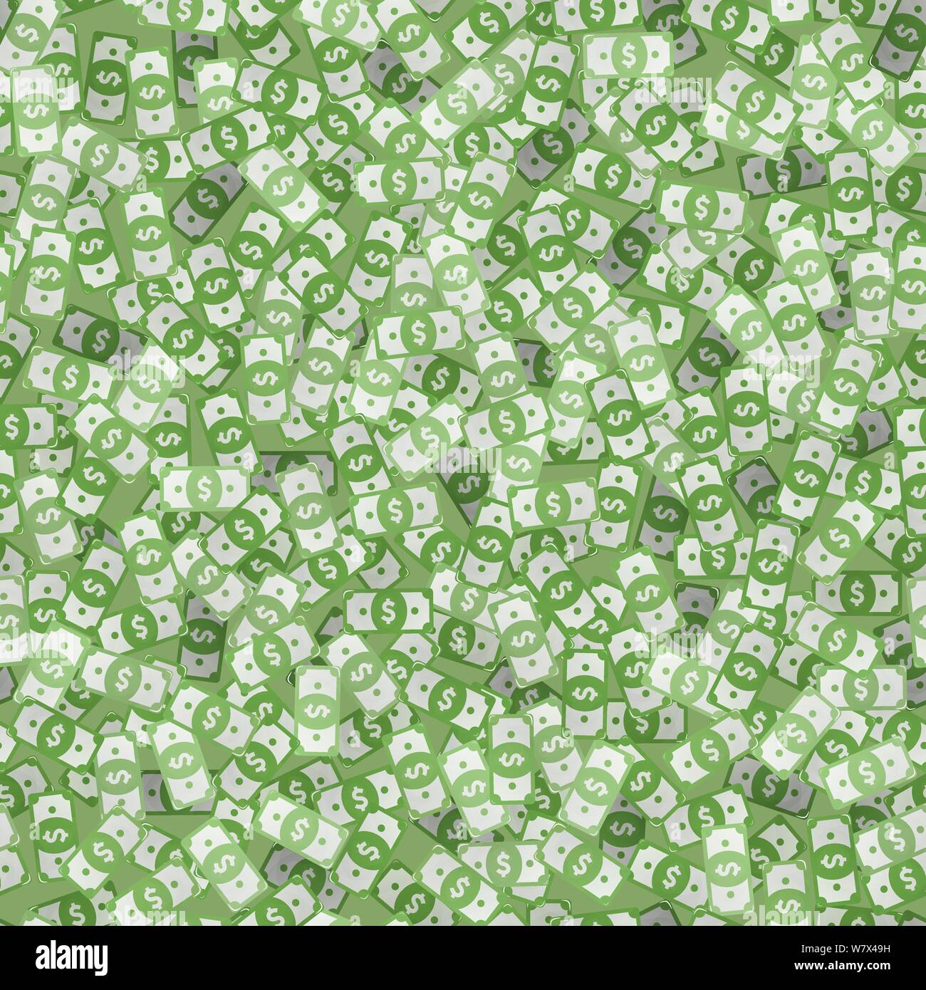 Dollar seamless pattern background. Vector illustration wallpaper. Currency paper design Stock ...