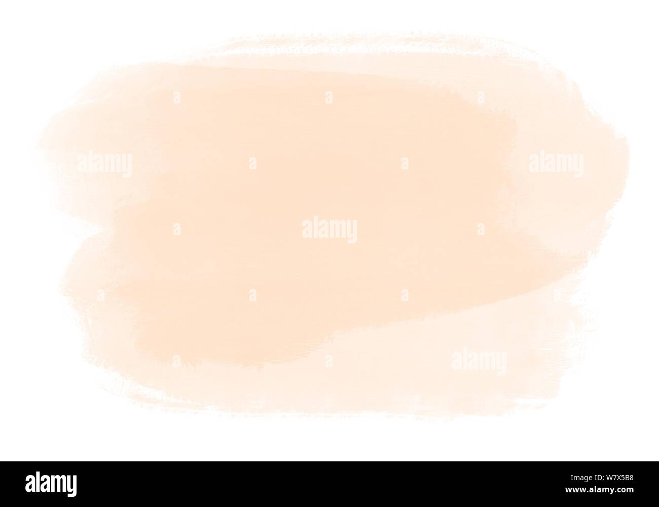light orange hand drawn watercolor wet stain background pattern Stock ...
