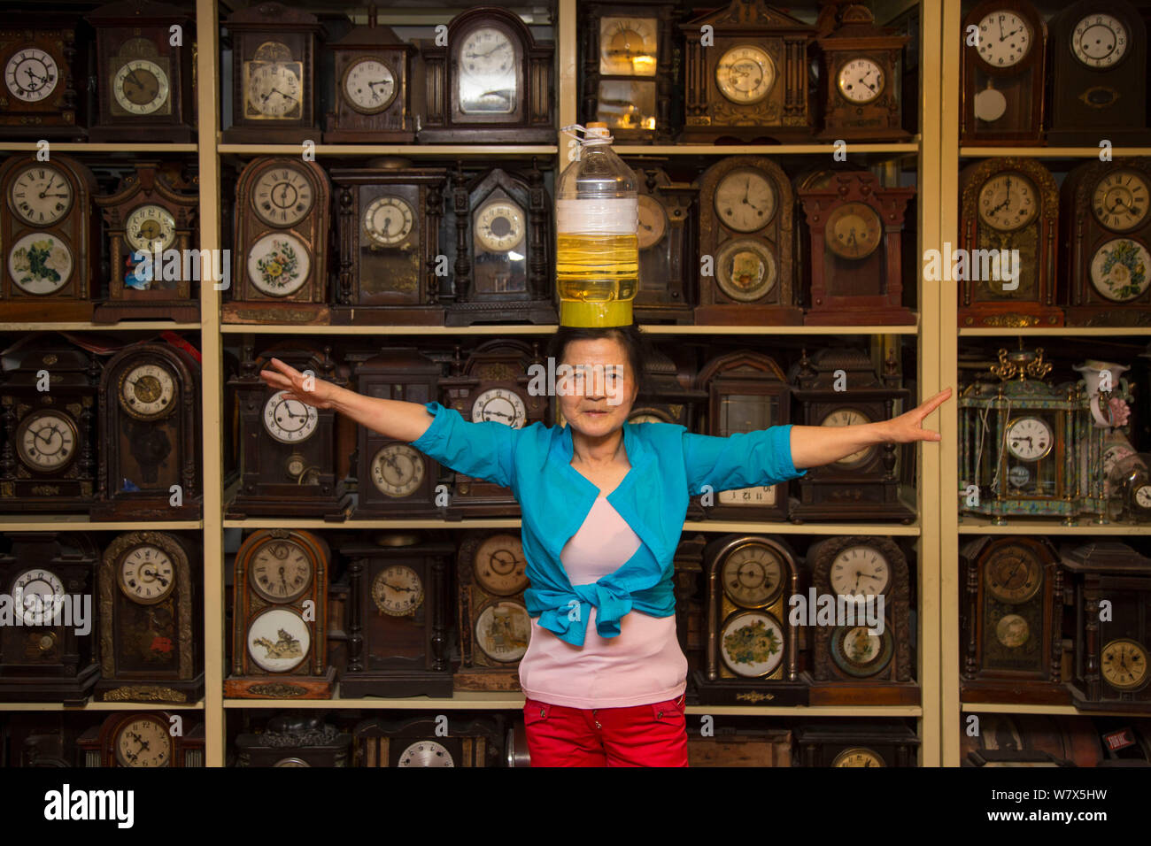 Chinese woman Wu Xiuying in her seventies shows off her skills by ...