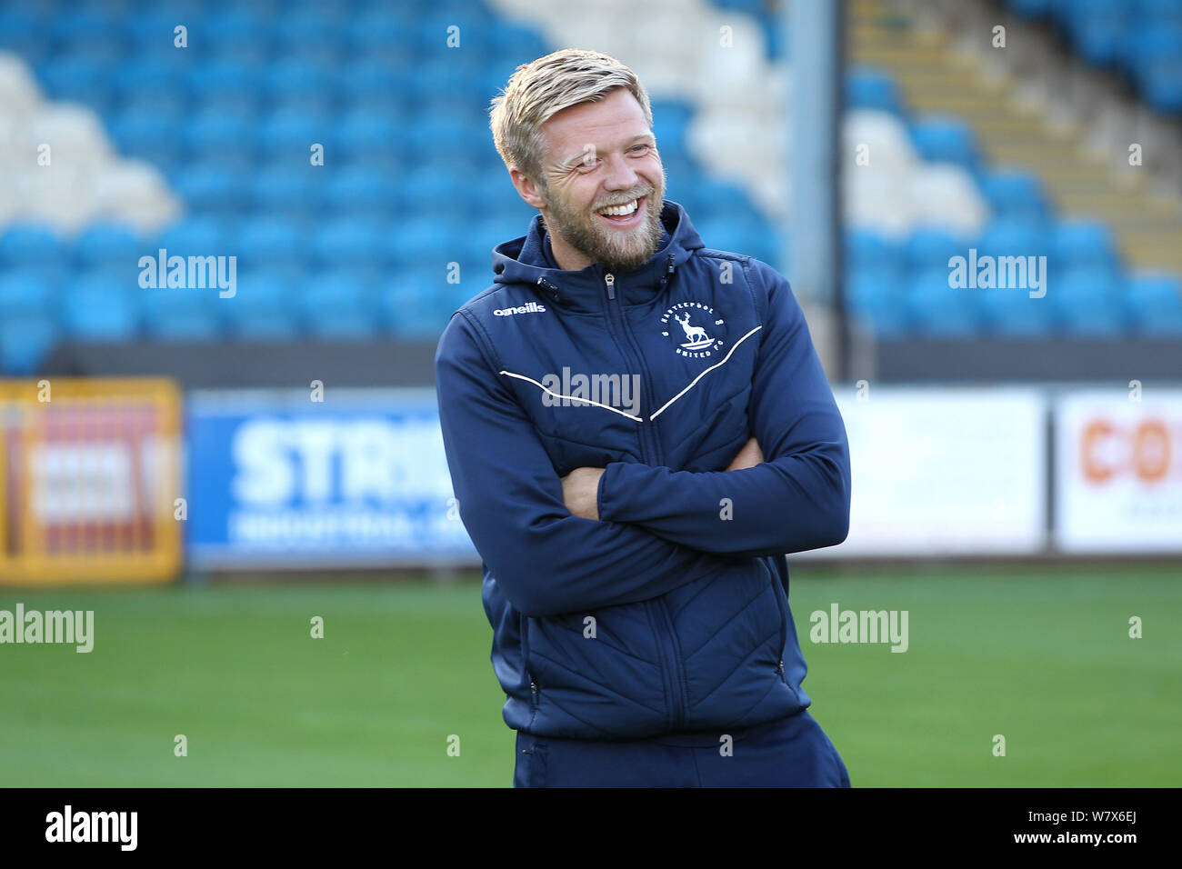 HALIFAX, ENGLAND 6TH AUGUST Nicky Featherstone of Hartlepool United ...