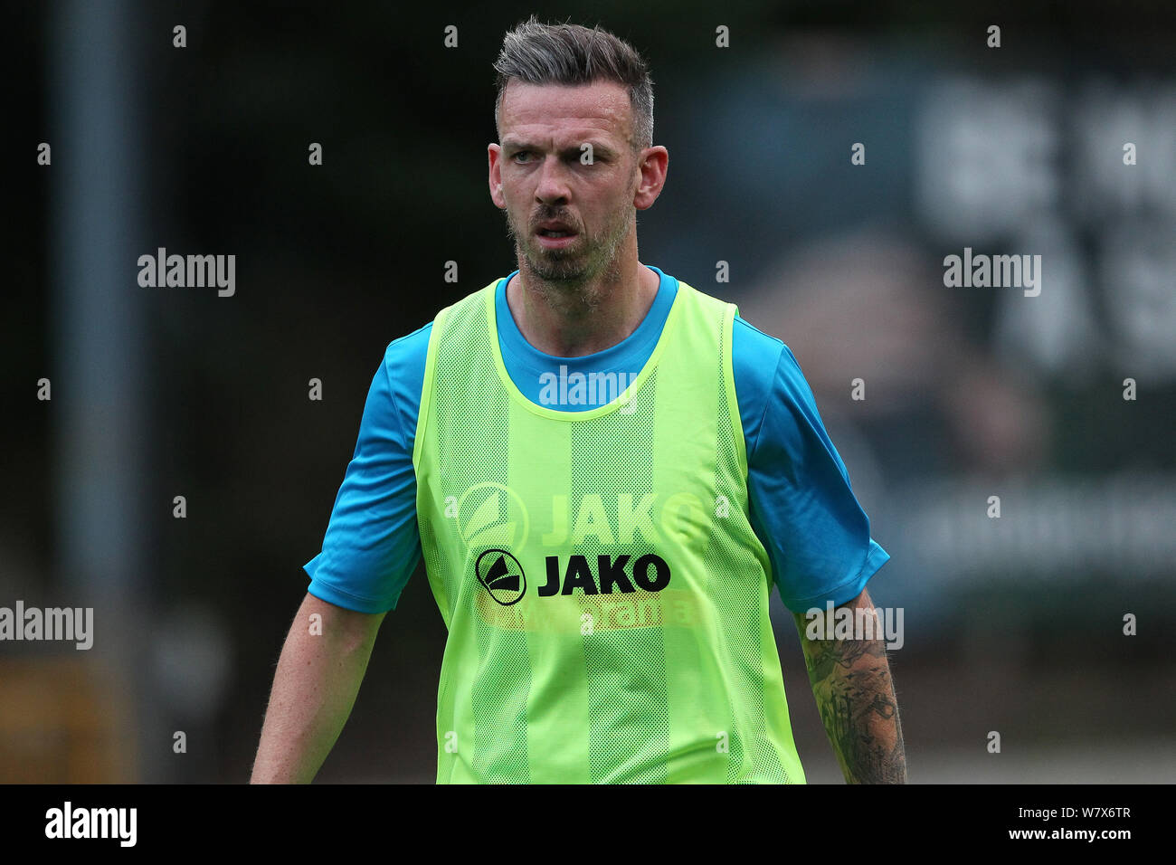 HALIFAX, ENGLAND 6TH AUGUST Michael Raynes of Hartlepool United during ...