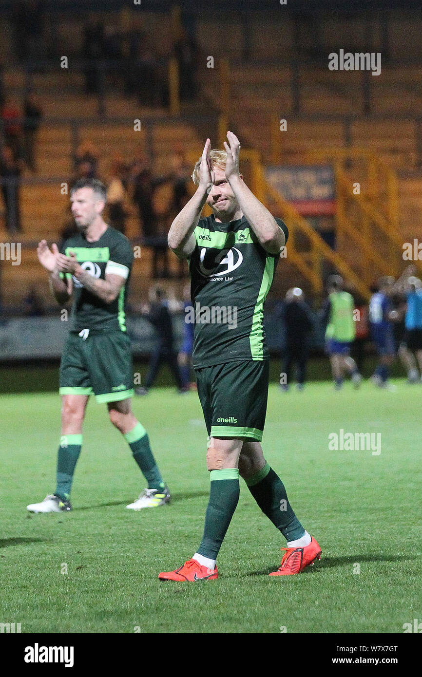 HALIFAX, ENGLAND 6TH AUGUST Luke Williams of Hartlepool United during ...