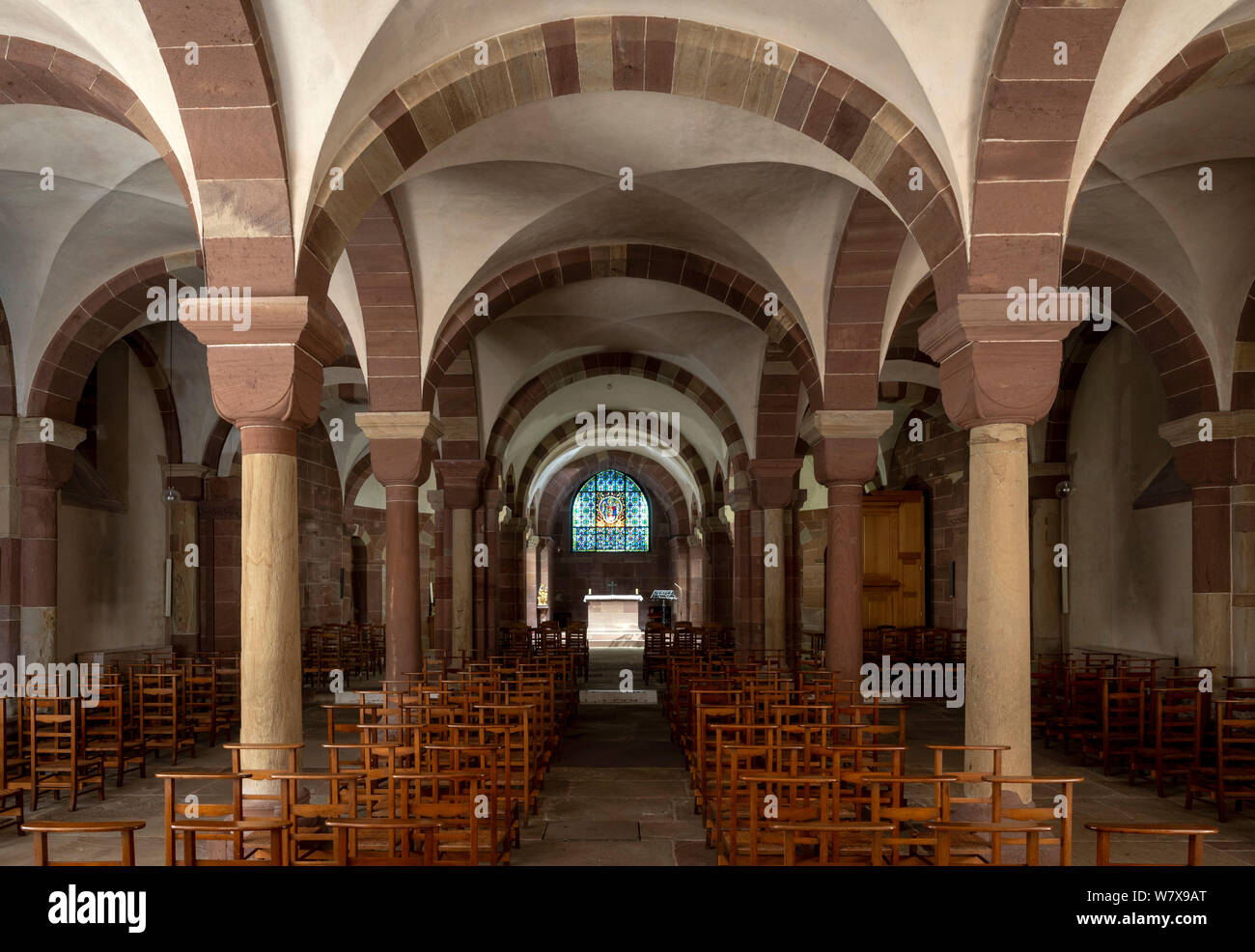 Straßburger Münster, Cathédrale Notre-Dame de Strasbourg, Krypta nach ...