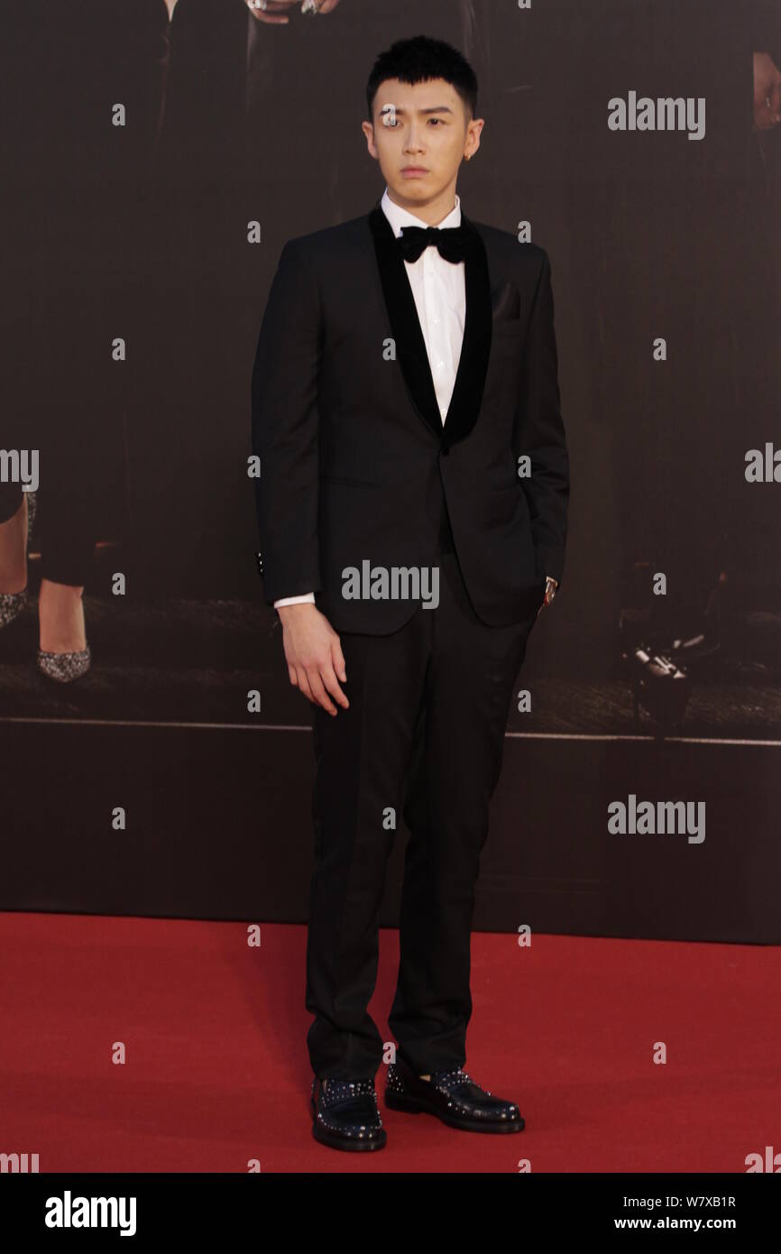 Taiwanese actor Kai Ko arrives on the red carpet for the presentation ...