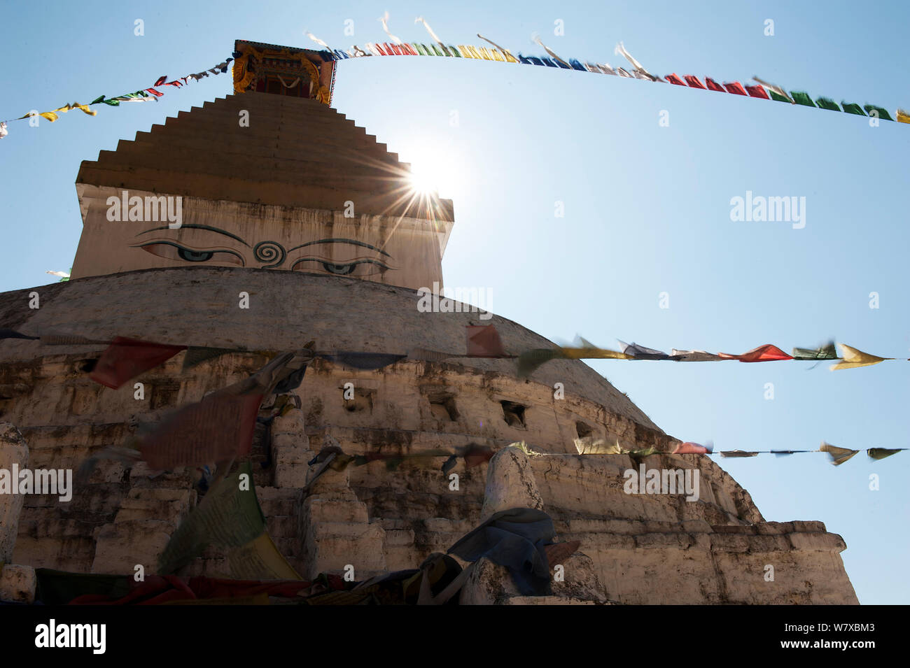 Gorsam Chorten (Buddhist Stupa), near Zemitang, Arunachal Pradesh ...