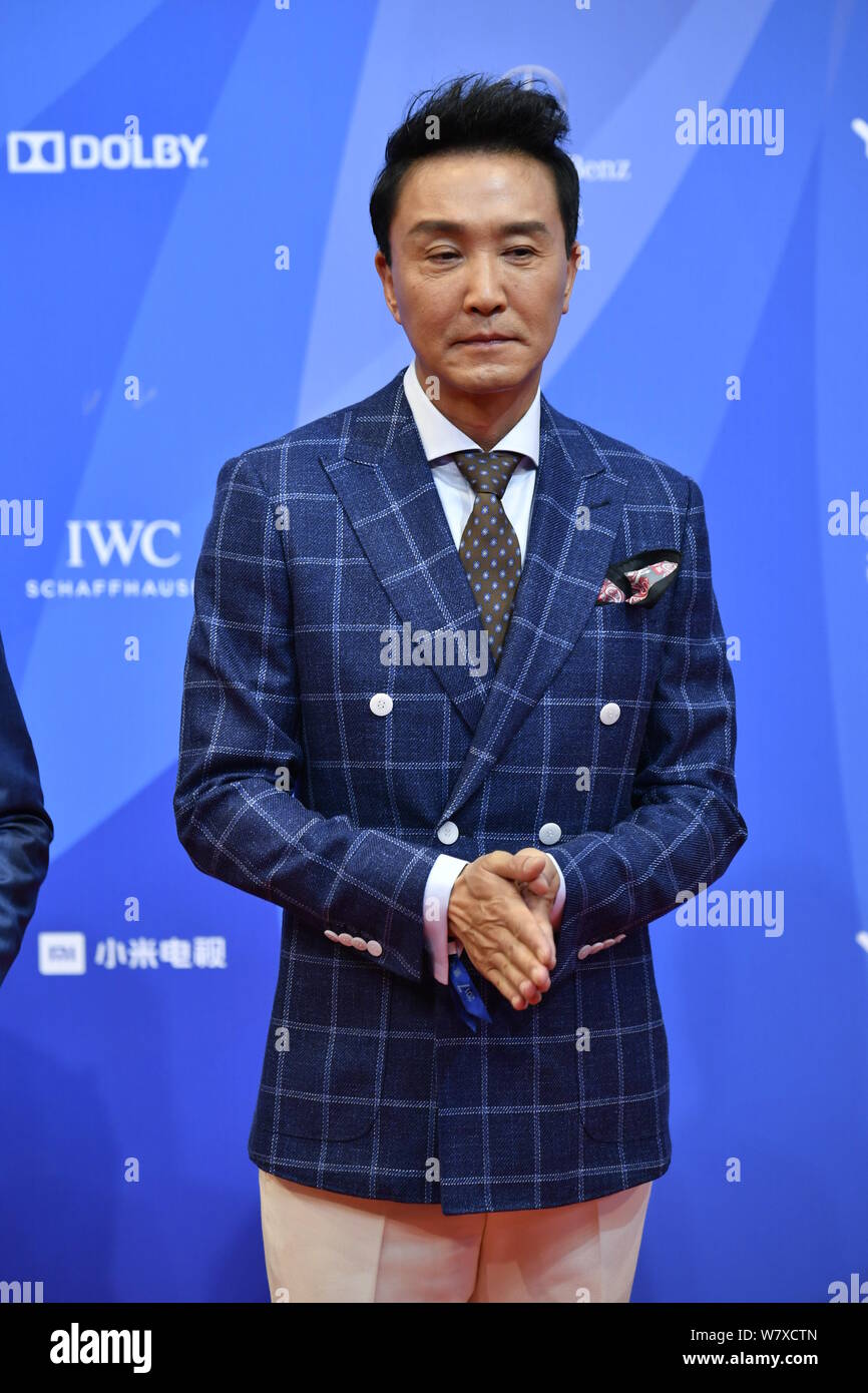 Chinese actor Wu Gang arrives on the red carpet for the opening ...