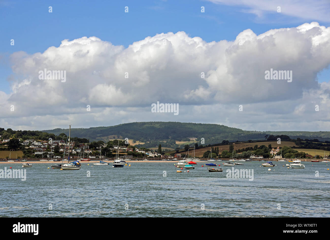 River Exe in south Devon Stock Photo - Alamy