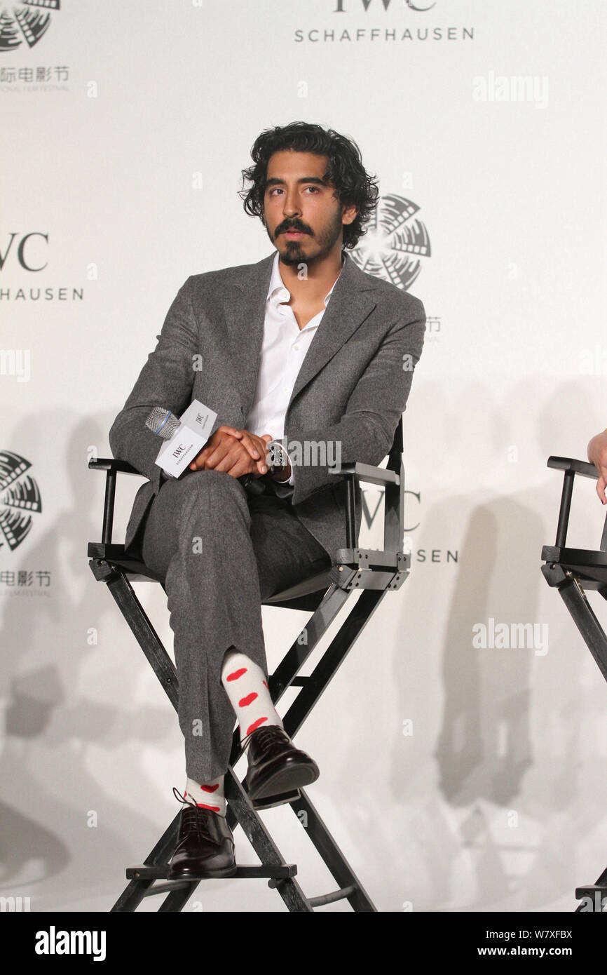 English actor Dev Patel attends the event of IWC Evening of Filmmakers ...