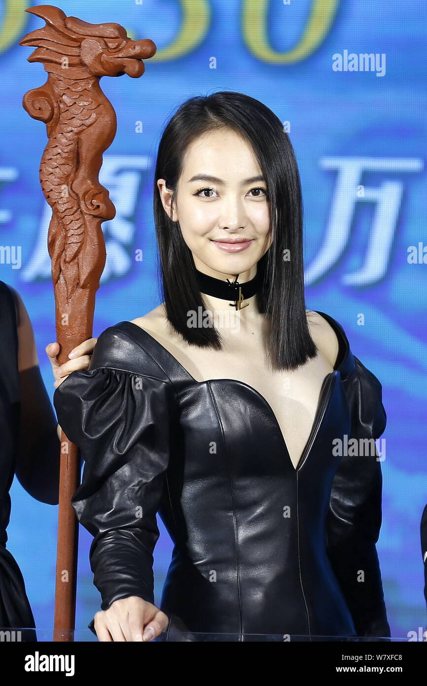 Chinese singer and actress Victoria Song or Song Qian of South Korean ...
