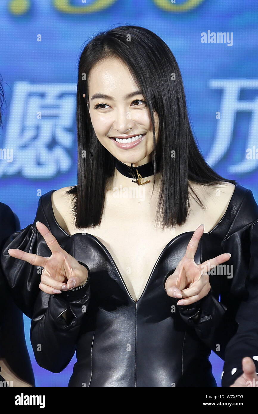 Chinese singer and actress Victoria Song or Song Qian of South Korean ...