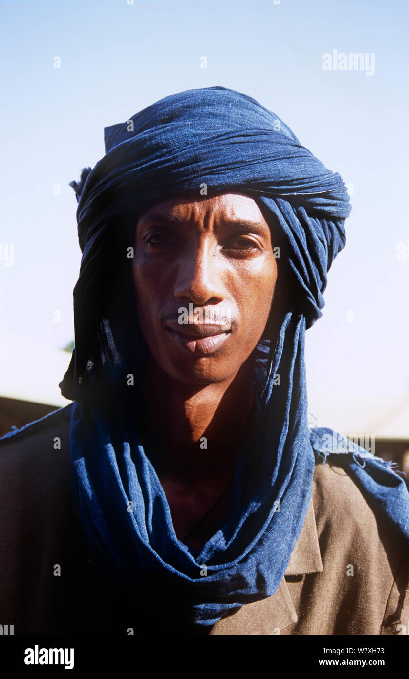 Portrait of Peul / Fula man at Ngarawal, Niger, 2005 Stock Photo - Alamy