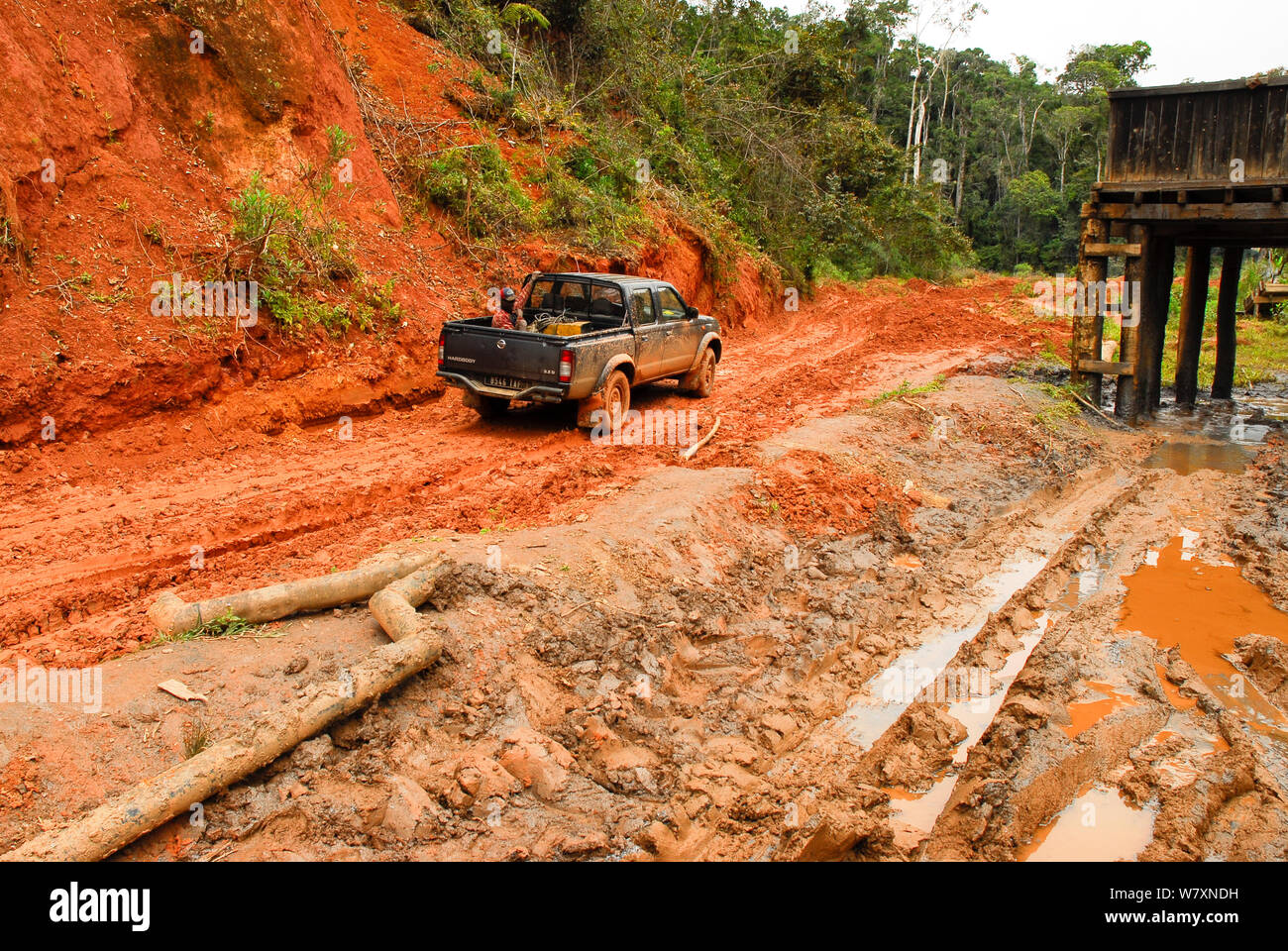Graphite mine near the Andasibe-Mantadia National Park, one of the ...