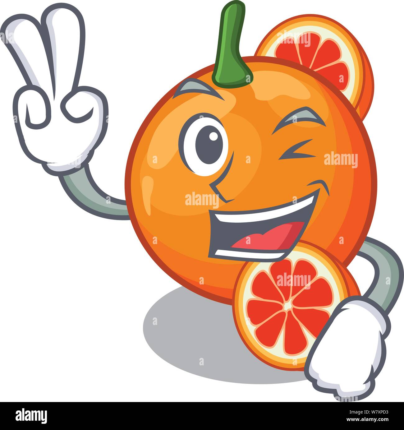 Blood orange slice Stock Vector Images - Alamy